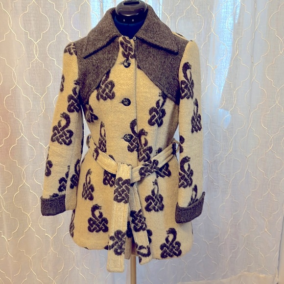 Icewool | Jackets & Coats | Vintage Icewool Iceland Viking Wool Belted ...